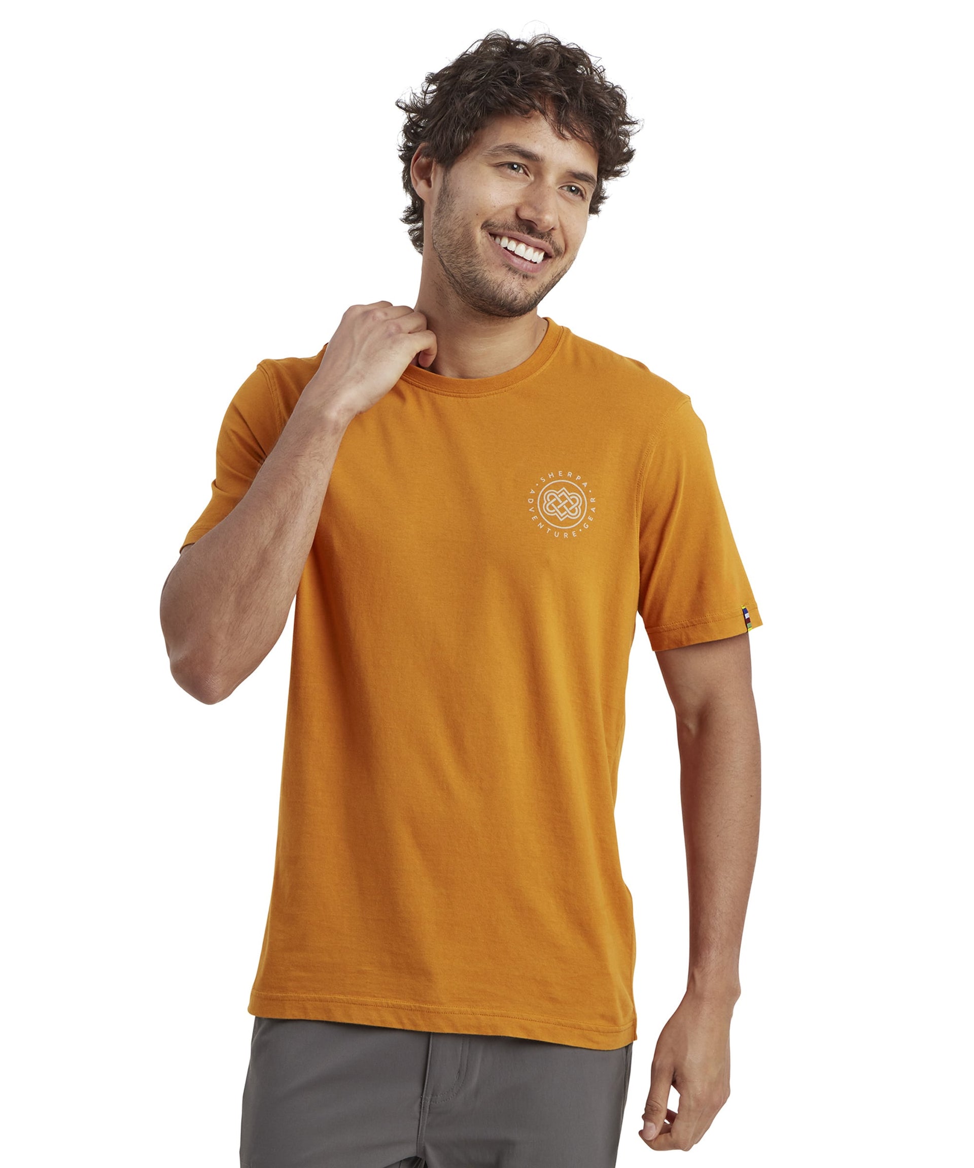 Men's Summit T-Shirt Orange | Sherpa Adventure Gear