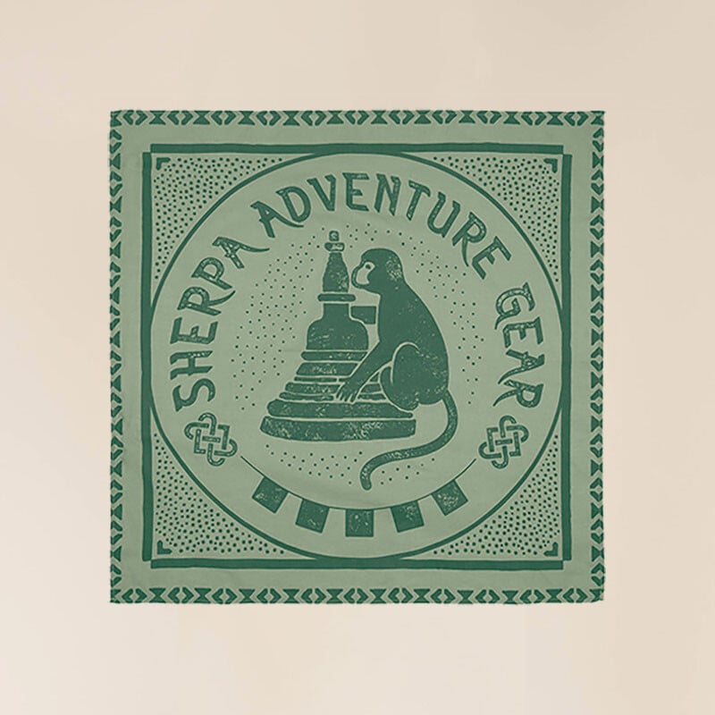 Thendup Bandana 2 Pack Green | Sherpa Adventure Gear