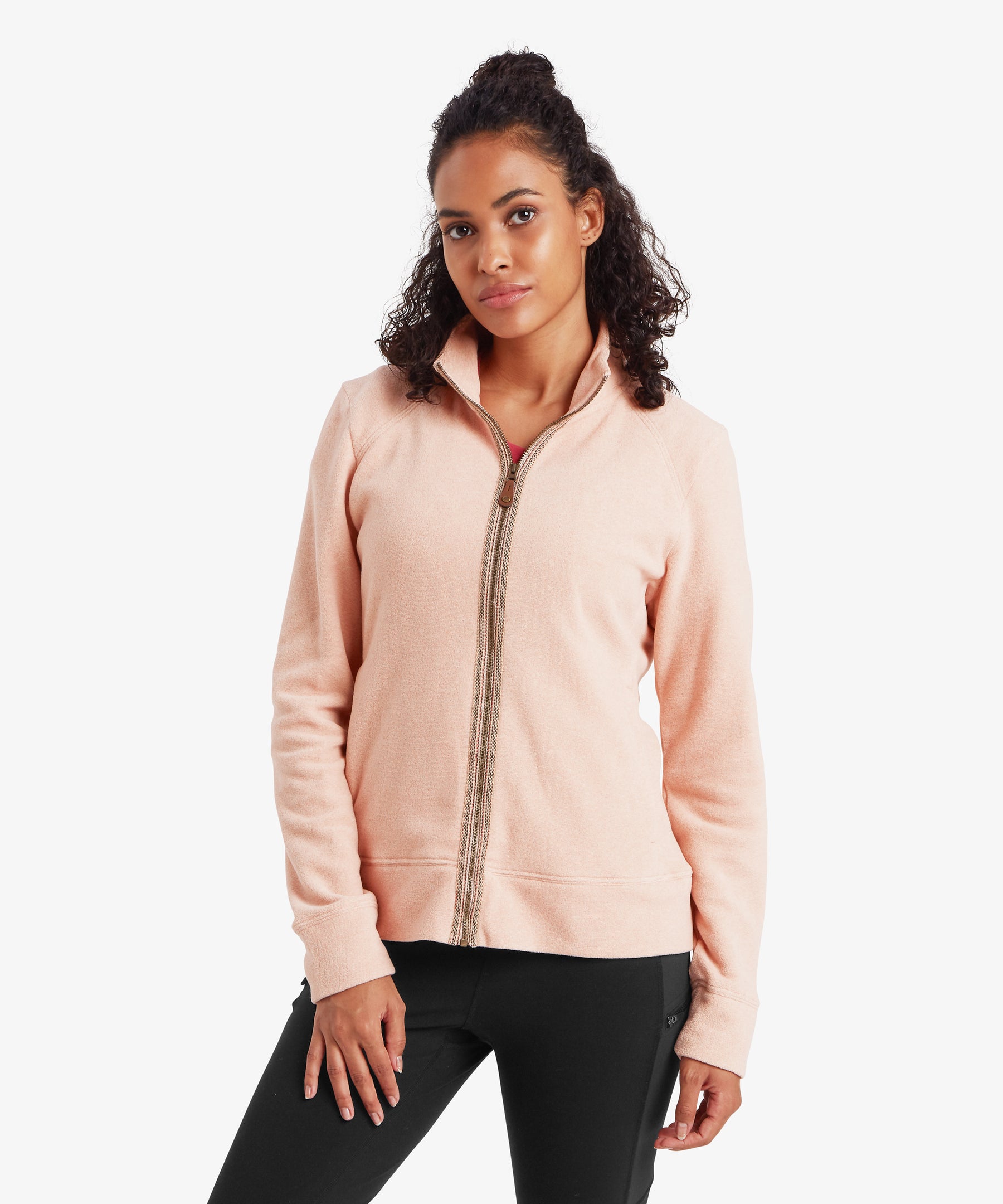 Women's Rolpa Eco Fleece Jacket Pink | Sherpa Adventure Gear